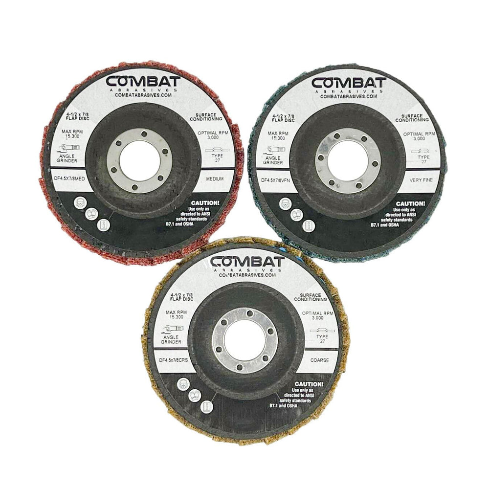 Surface Conditioning Flap Disc 4-1/2" x 7/8" (Type 29) Long Life ...